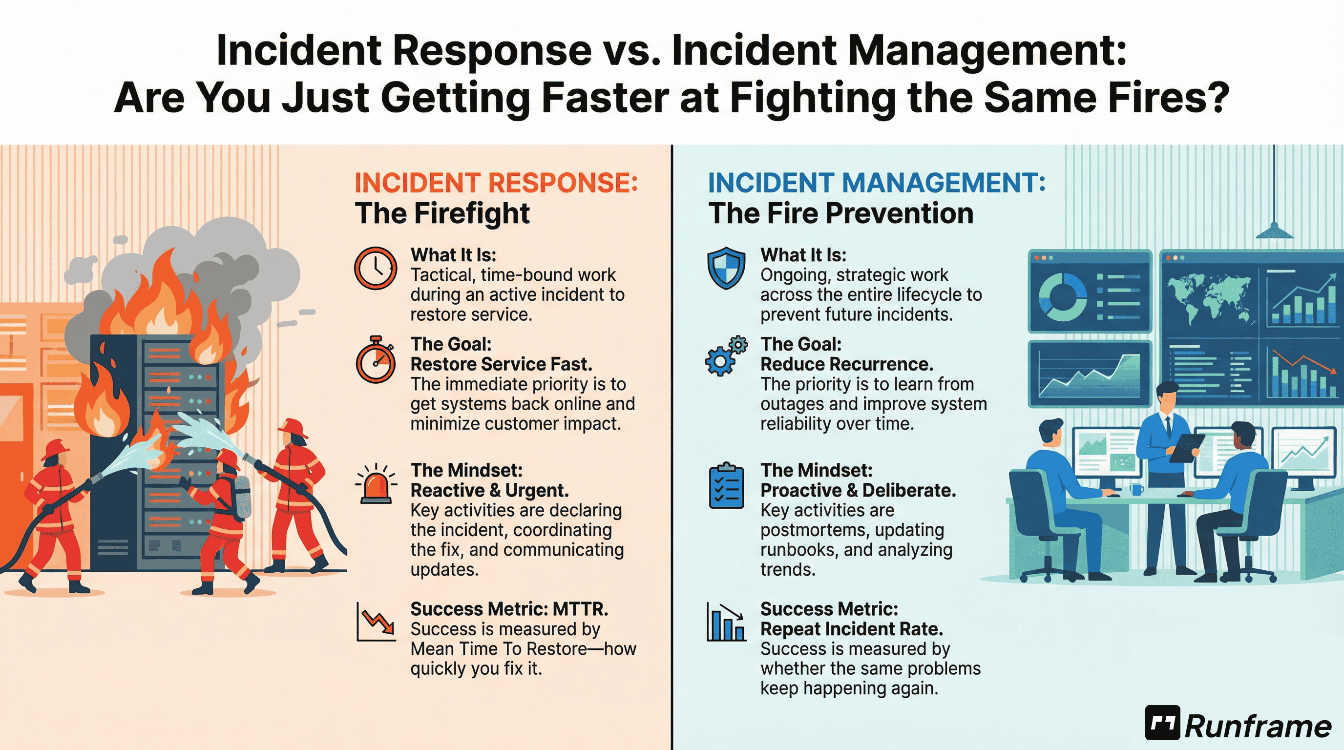Incident Management vs Incident Response: What's the Difference?